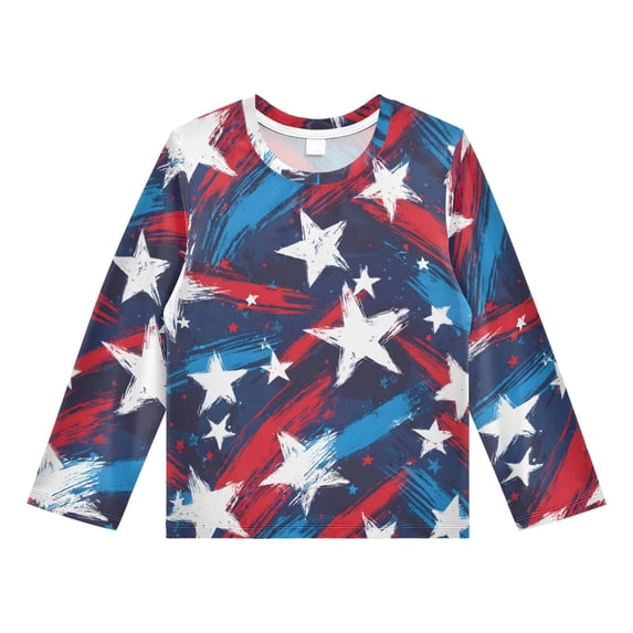 Cool Star Pattern Boys' Rash Guard Shirts UPF 50 Plus Sun Protection ...