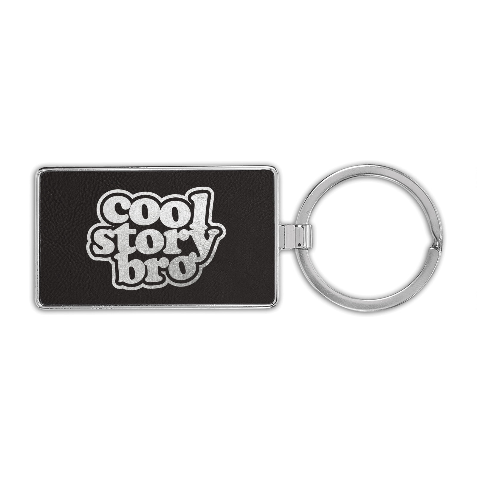 Cool Story Bro Premium Leatherette Keychain ver 2 jdm - Black/Silver ...