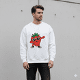 Cool Strawberry with Sunglasses Funny Fruit Cartoon Art Sweatshirt, up ...