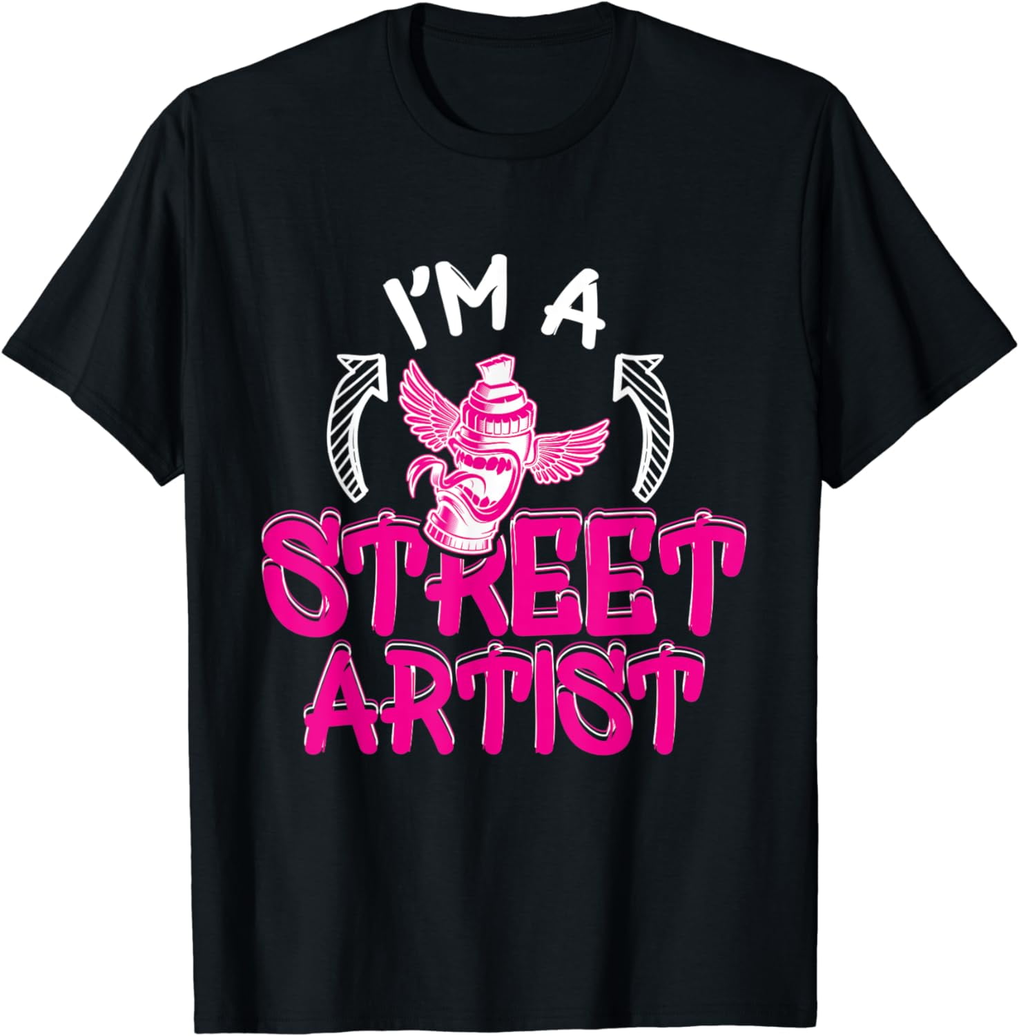 Cool Street Artist Graffiti Can Street Artists T-Shirt - Walmart.com