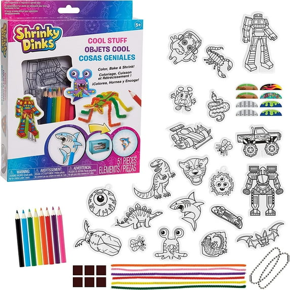 Cool Stuff Activity Set, 51-piece set, Kids Art and Craft Activity Set ...