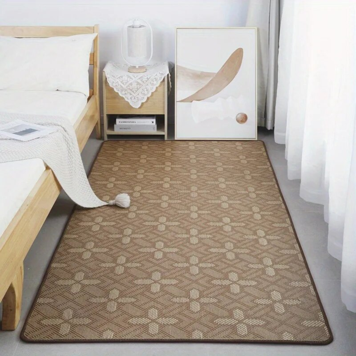 Cool and Stylish Japanese Tatami Summer Rattan Mat Carpet for Cozy ...