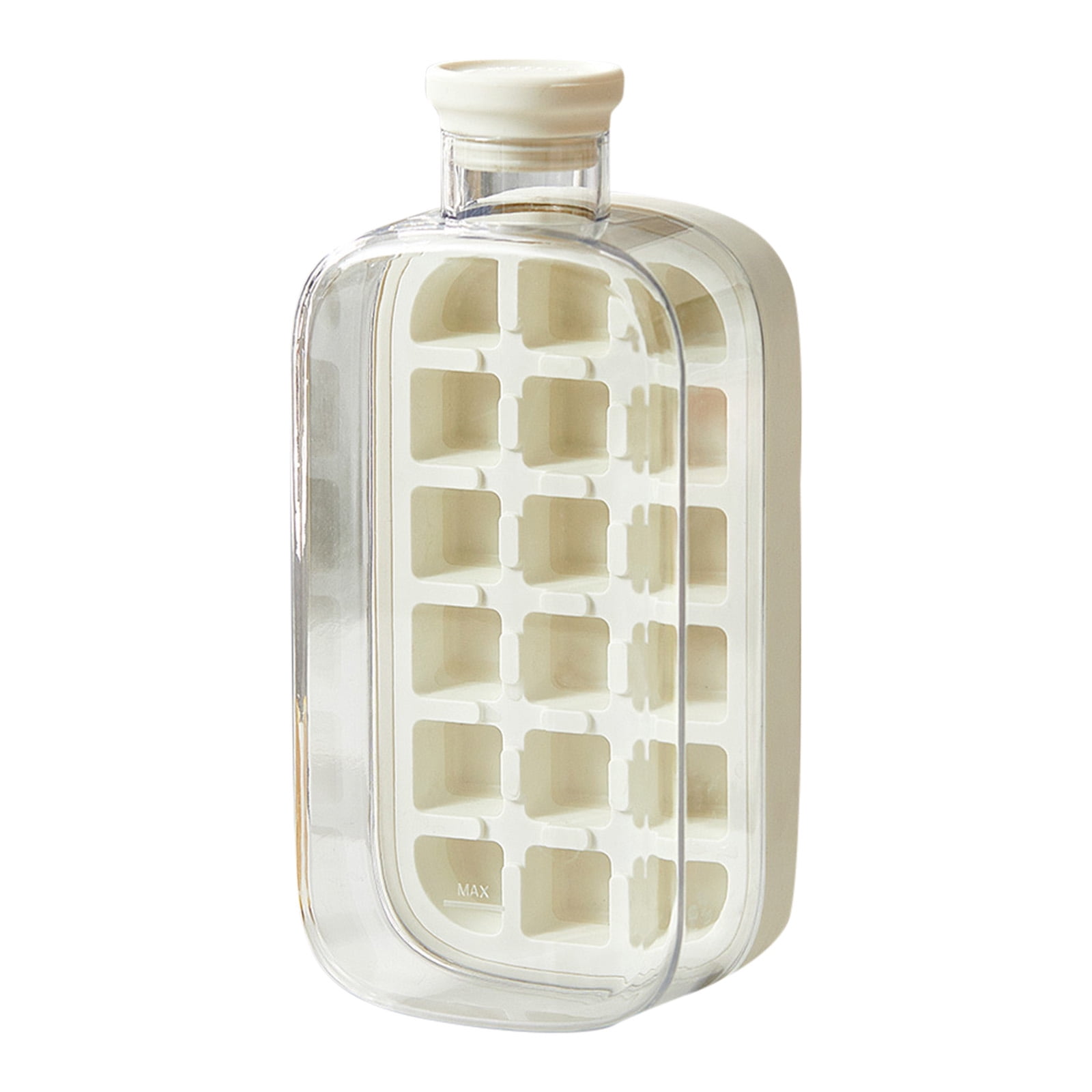 Cool Summer Ice-Cube Bottle,Portable 2in 1 Ice-Cube Tray Water Bottle ...