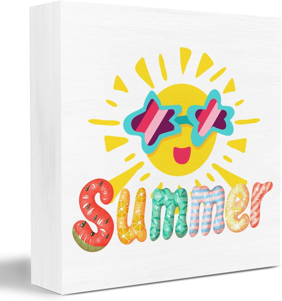 Cool Summer Sign Summer Decor Summer Decorations For Home Sun Sunshine ...