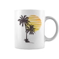 Cool Summer Vacation Sunset Beach Palm Tree Coffee Mug - Walmart.com