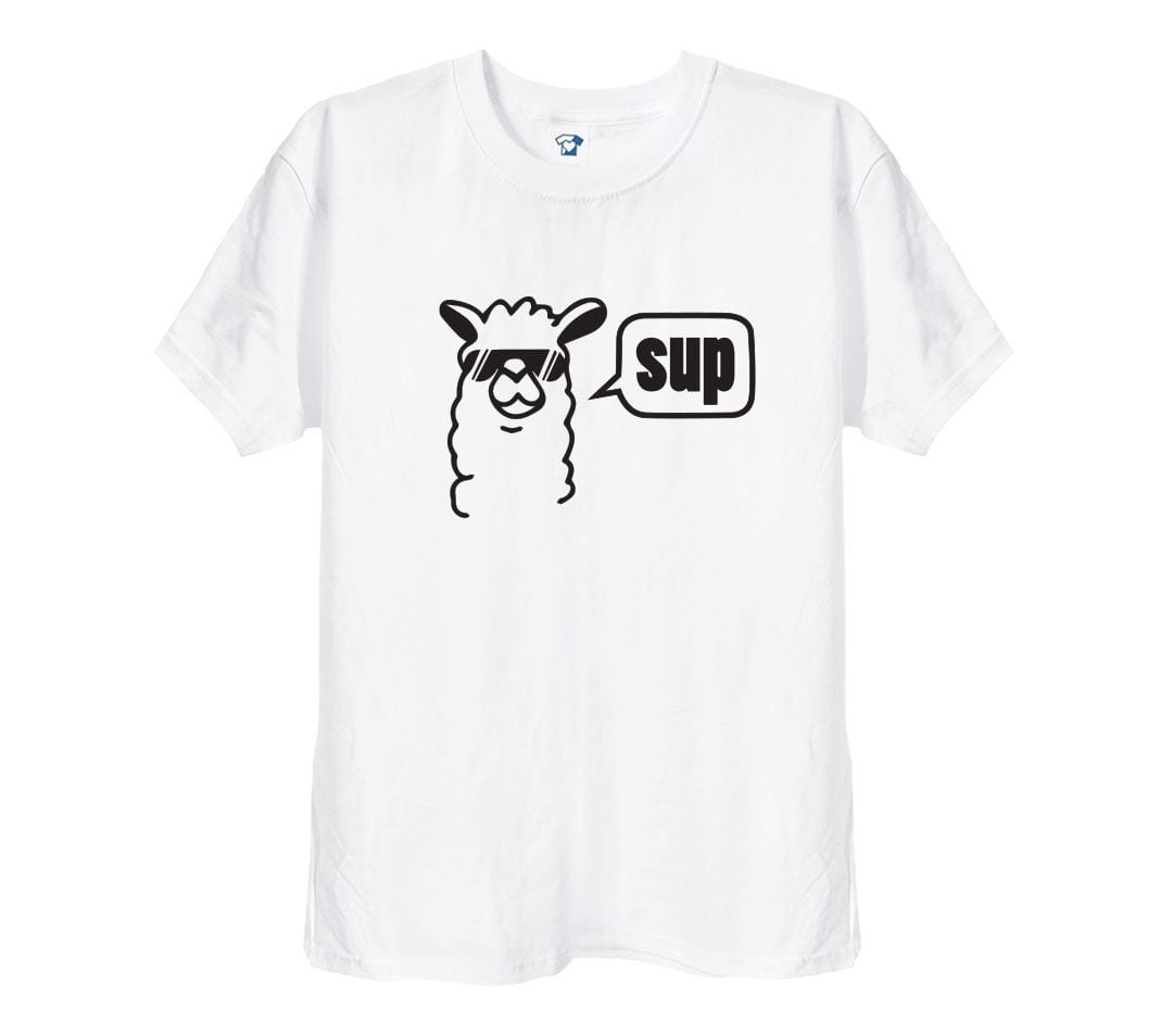 Cool Sup Alpaca T Shirt, Funny Alpacas Farming Fan Llama Breeder Gift ...
