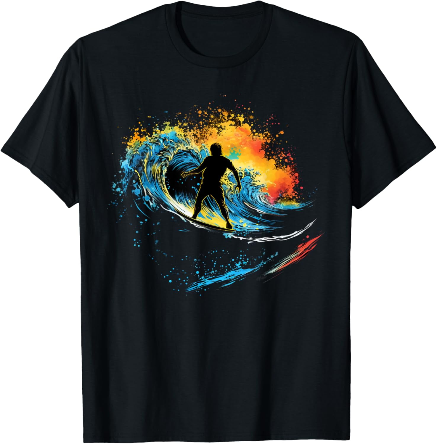 Cool Surfing Boys Graphic Men Surfer T-Shirt100%cotton - Walmart.com