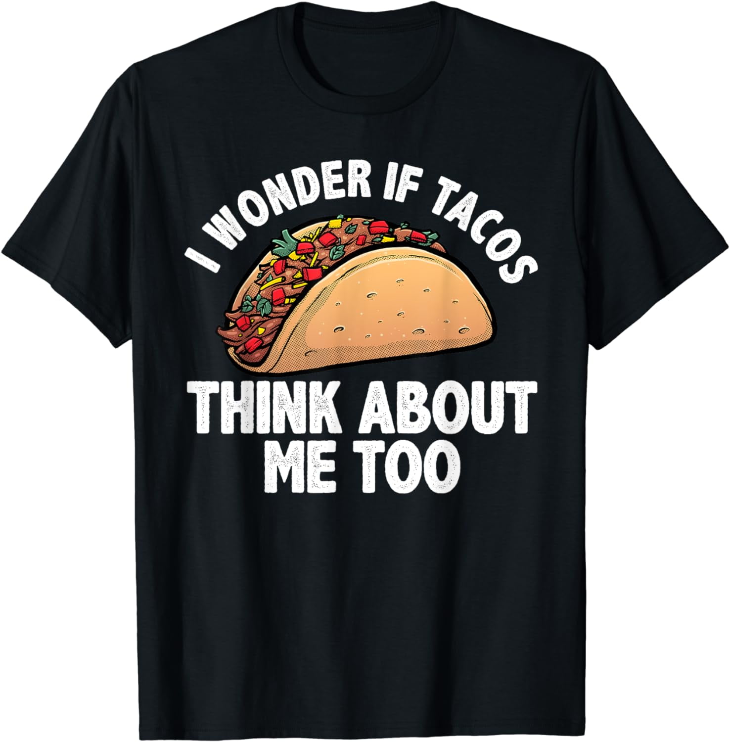 Cool Taco Art For Men Women Tacos Mexican Food Fiesta Humor T-Shirt ...