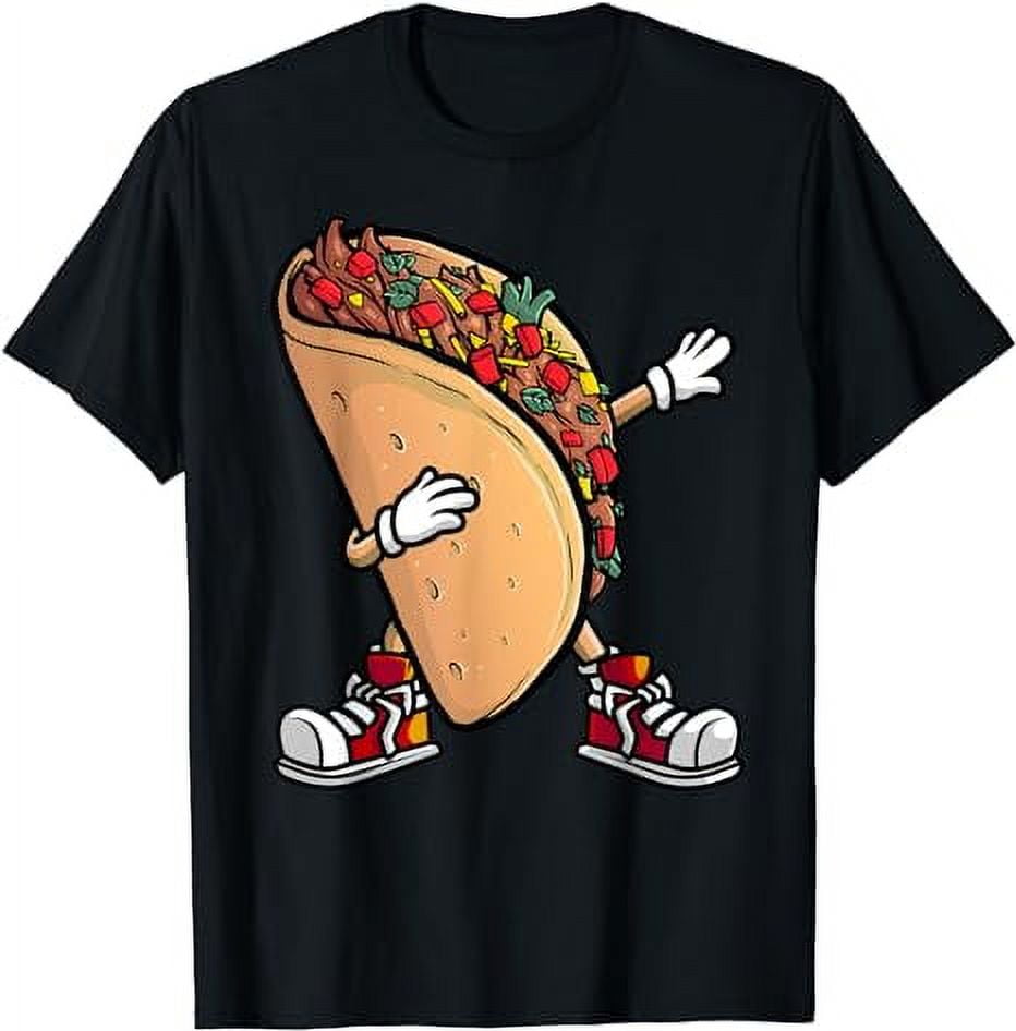 Cool Taco For Men Women Cinco De Mayo Fiesta Mexican Food T-Shirt ...