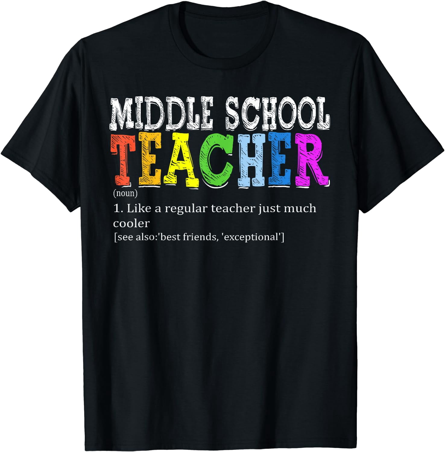 Cool Teacher Definition Back to School Teacher Appreciation T-Shirt ...