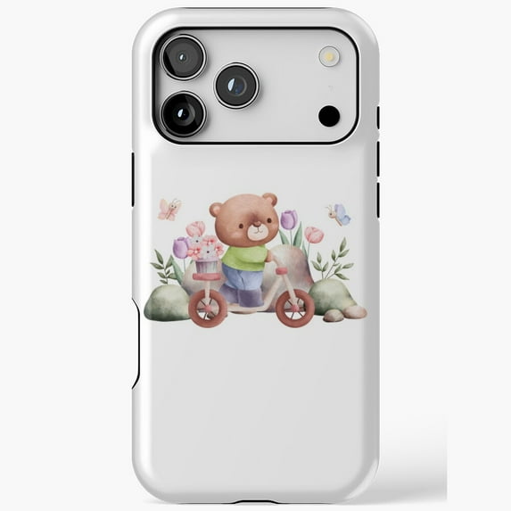 Cool Teddy Bear Trendy Design Phone Case for iPhone 11 12 13 14 15 16 ...