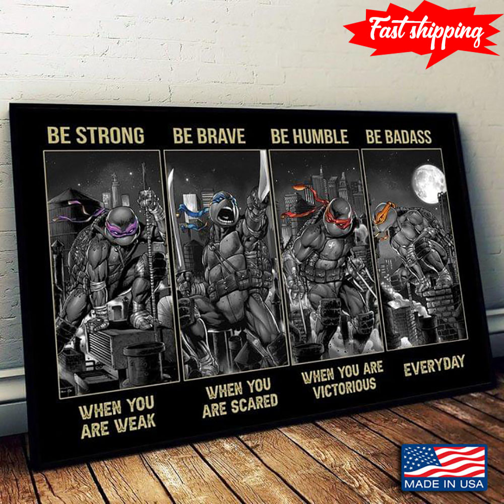 Cool Teenage Mutant Ninja Turtles Under The Moon Be Strong When You Are ...