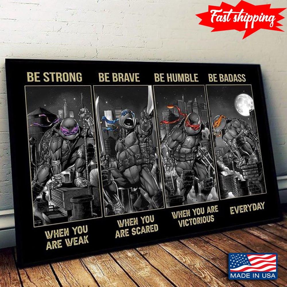Cool Teenage Mutant Ninja Turtles Under The Moon Be Strong When You Are ...