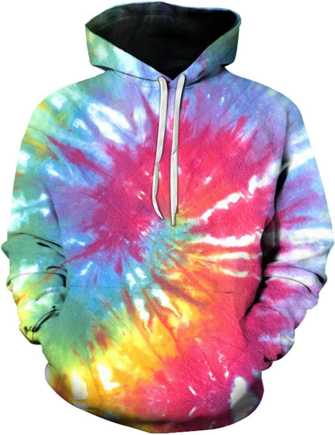 Cool Tie Dye Colorful Swirl Hoodie 3D Sweatshirt Men/Women Autumn ...