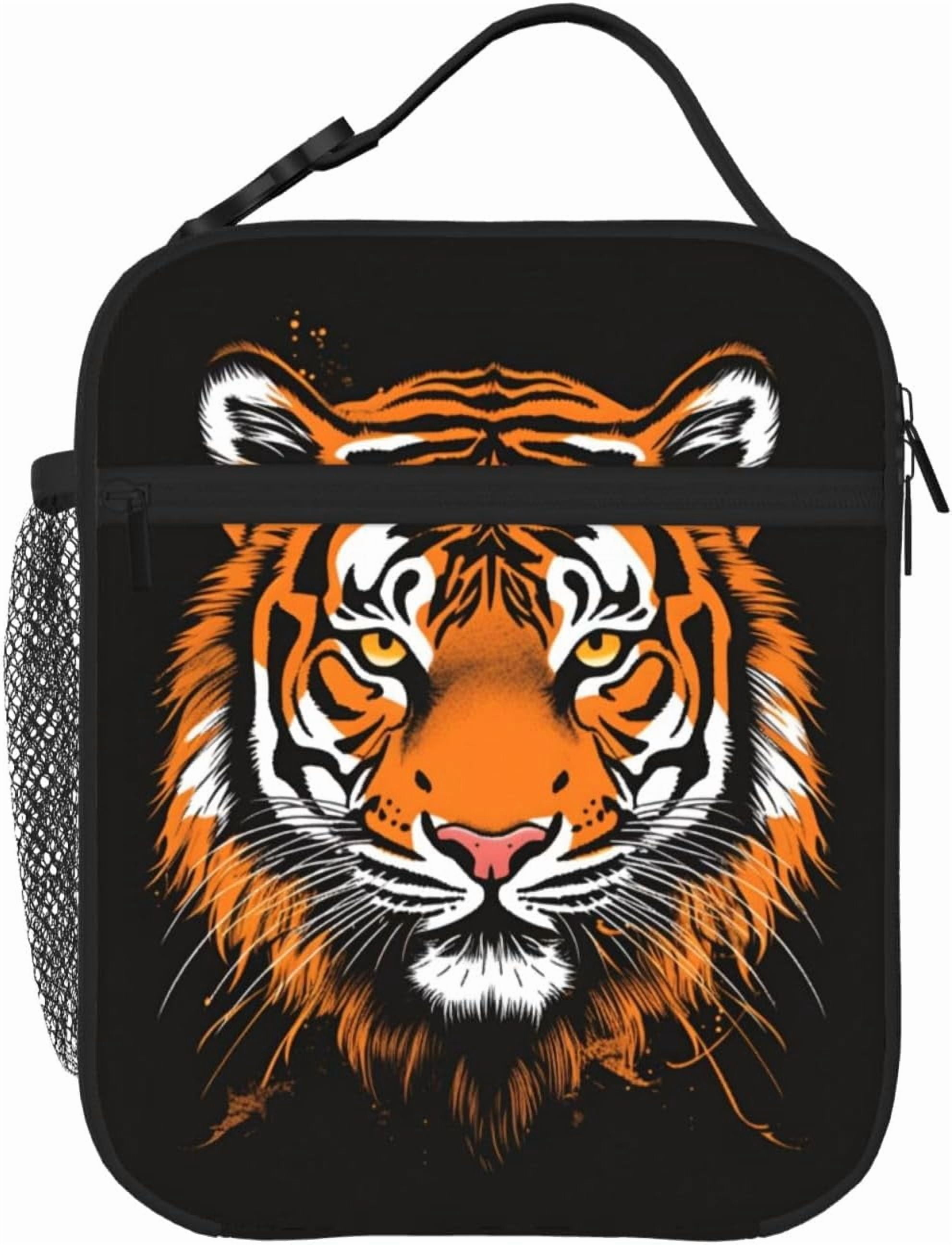 Cool Tiger Lunch Box Insulated For Women Men Detachable Handle Lunchbox ...