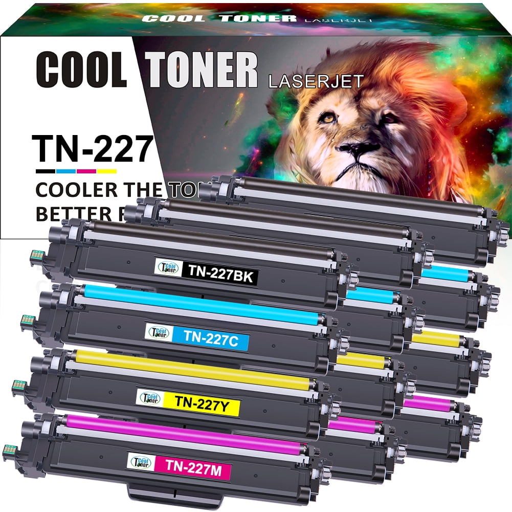 Cool Toner 12-Pack Compatible Toner Cartridge for Brother TN-227 ...