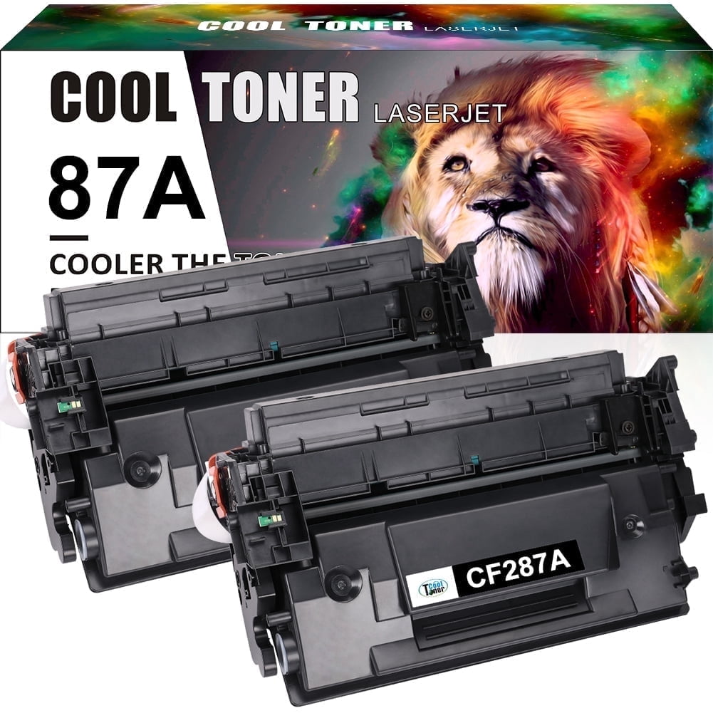 Ink realm 2-Pack CF287A/CF287X Black Toner Cartridge 87A 87X for ...