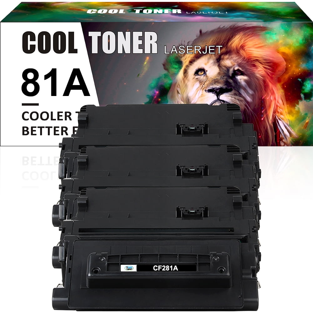 Cool Toner 3-Pack Compatible 81A 81X Toner Replacement for HP CF281A ...