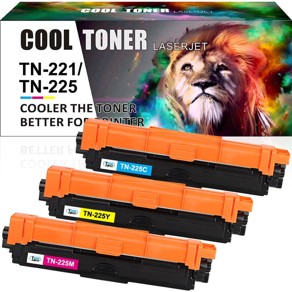 Cool Toner 3-Pack Compatible Toner Cartridge for Brother TN-225 TN 225 ...
