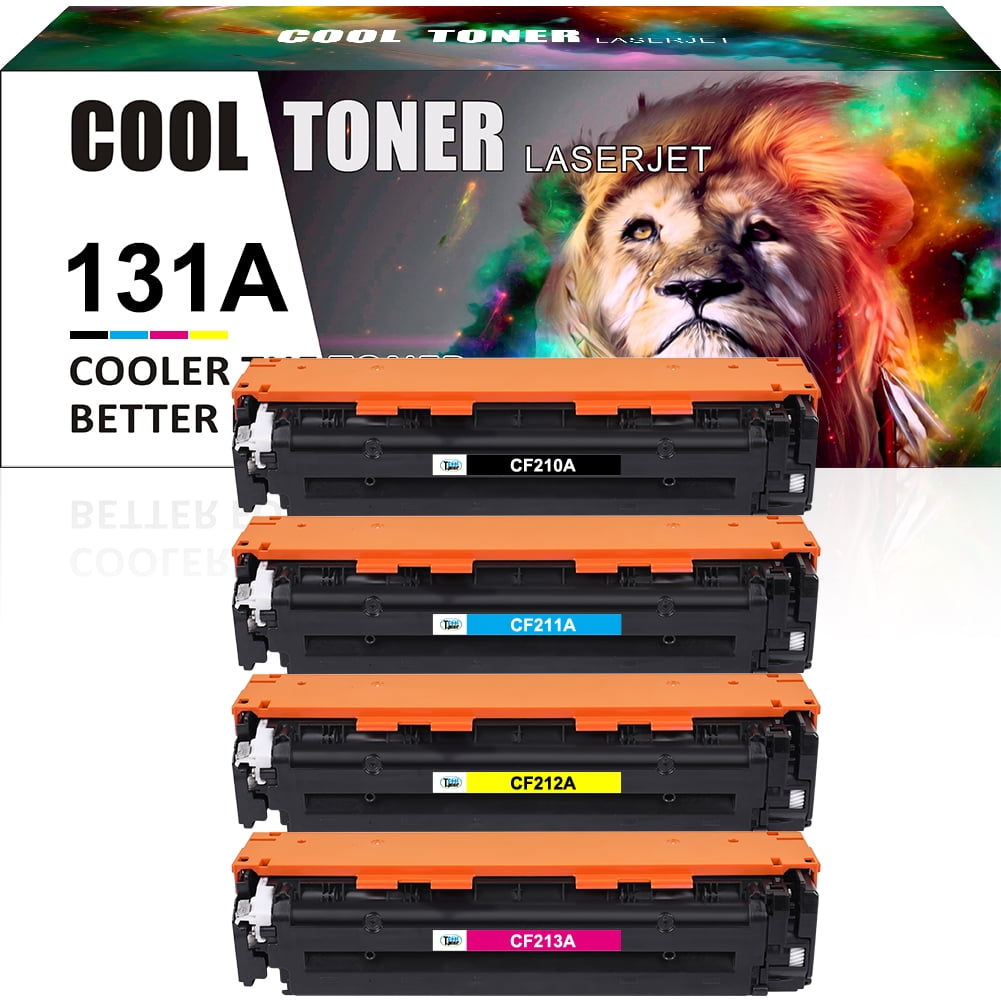 Cool Toner 4-Pack 131A Toner Cartridge Replacement Compatible for HP ...