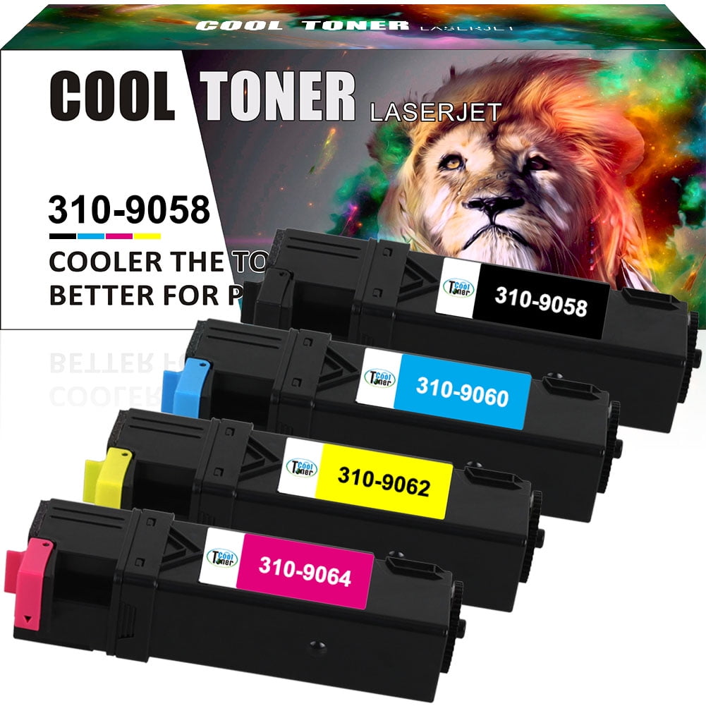 Cool Toner 4-Pack Compatible Toner for Dell 310-9058 Compatible with ...