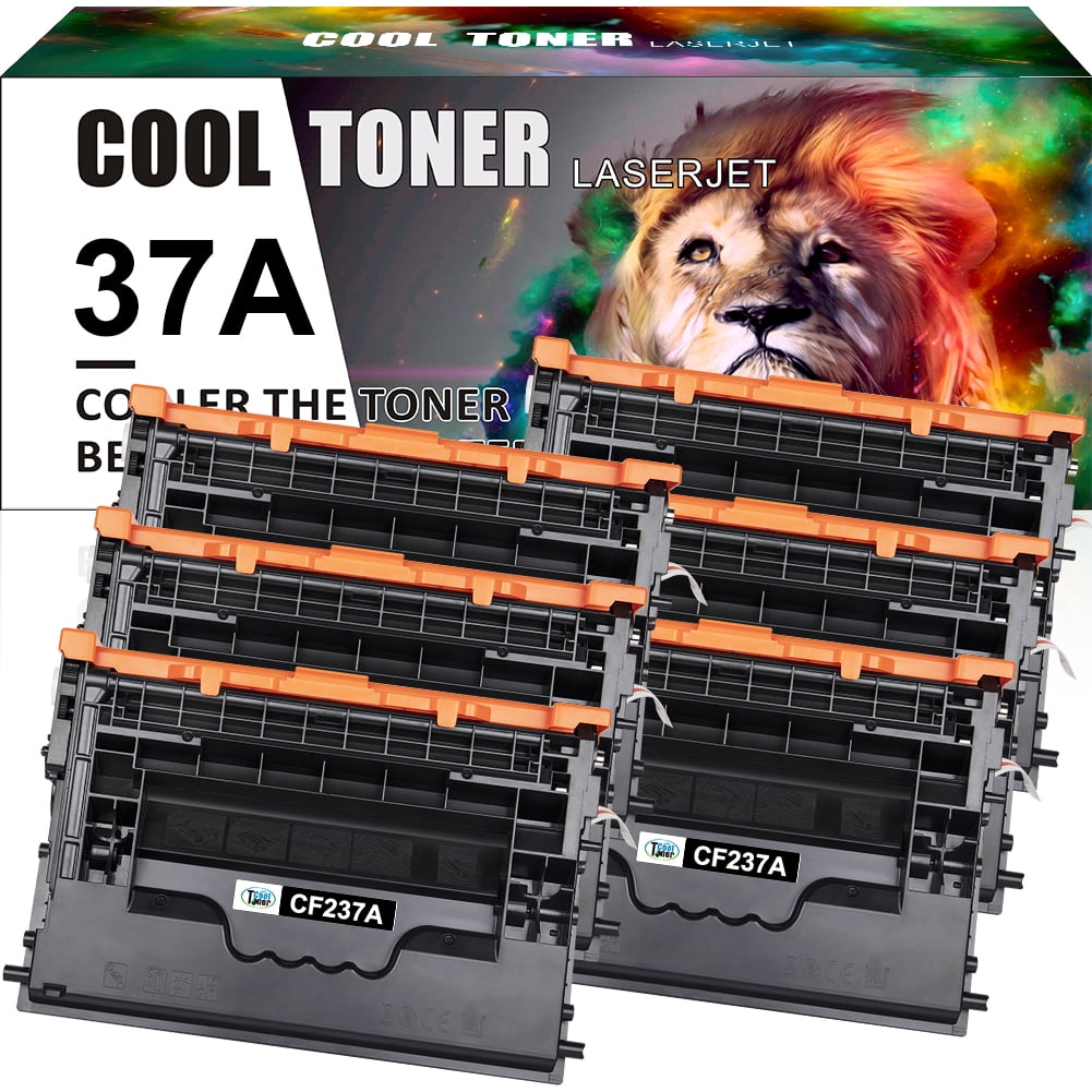 Cool Toner 37A Toner 6-Pack Compatible for HP 37A Black Toner ...