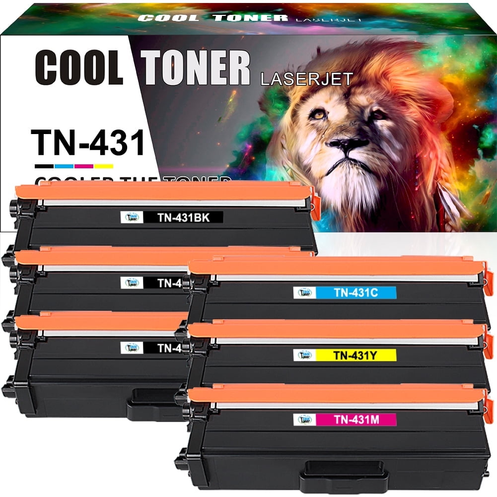Cool Toner 6-Pack Compatible Toner Cartridge for Brother TN431 TN-431 ...
