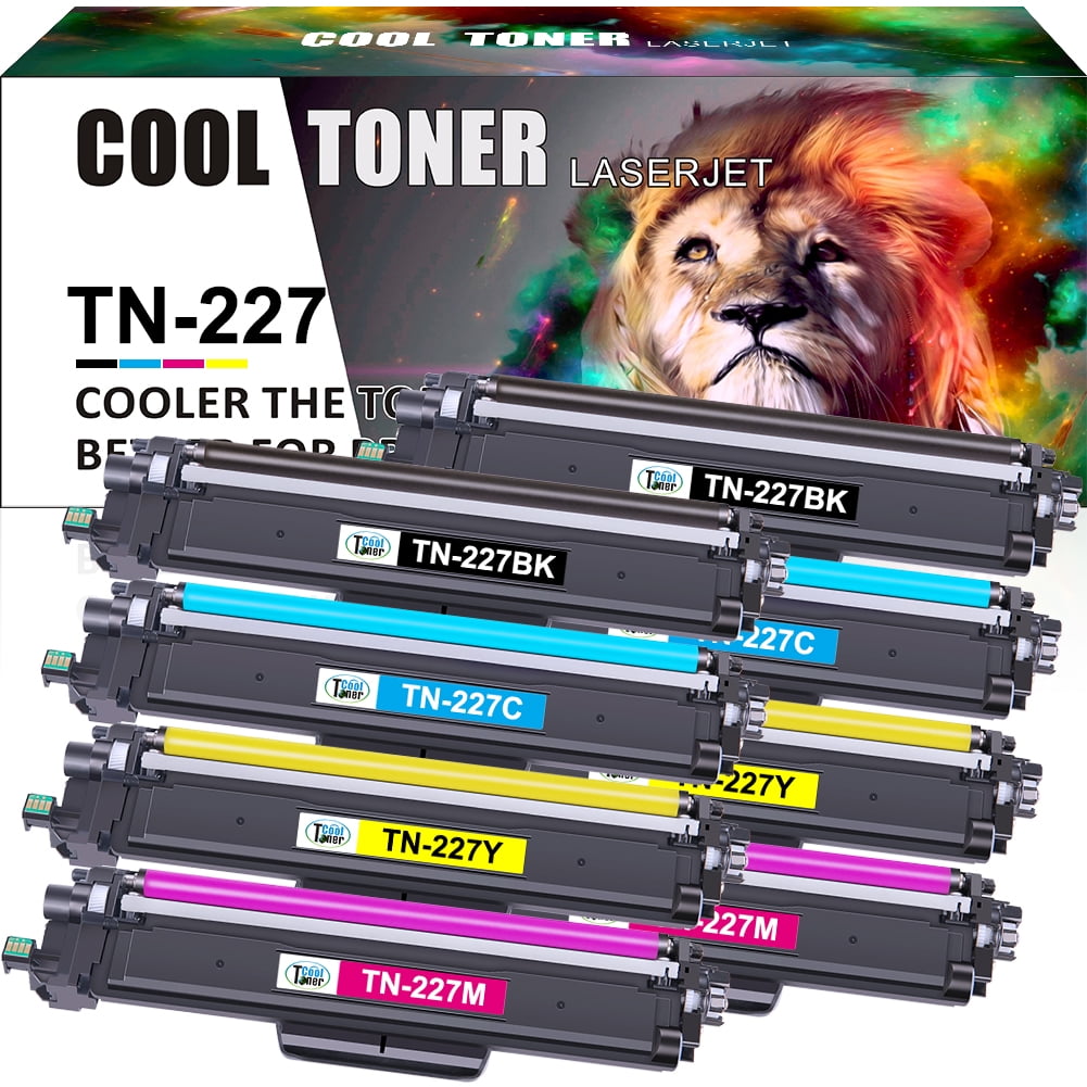 Cool Toner 8-Pack Compatible Toner Cartridge for Brother TN-227 TN ...