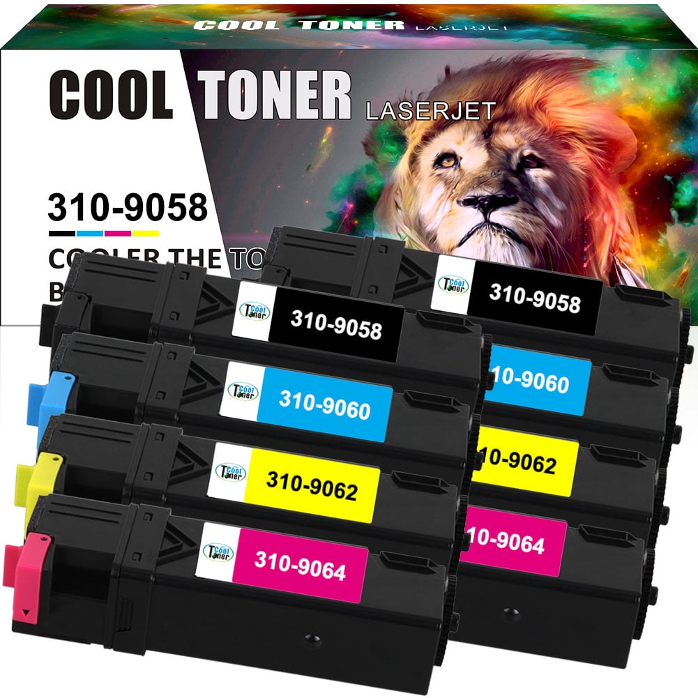Cool Toner 8-Pack Compatible Toner for Dell 310-9058 Compatible with ...