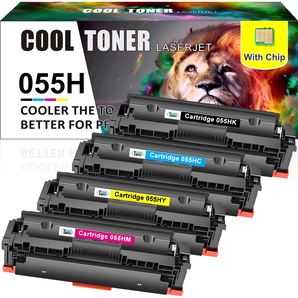 Cool Toner Compatible Toner Cartridge with Chip for Canon 055H ...