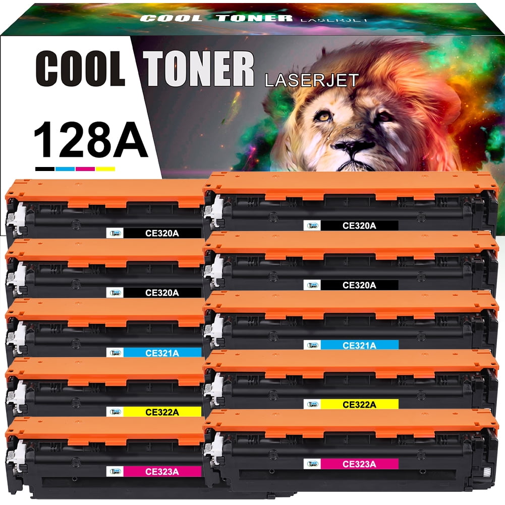Cool Toner Compatible Toner Cartridge Replacement for HP CE320A CE321A ...