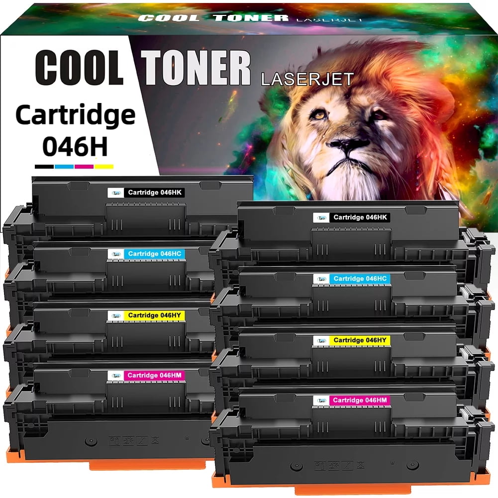 Cool Toner Compatible Cartridges for Canon 046H, High Yield Ink for ...