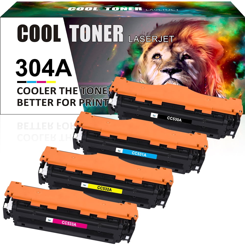 Compatible 304A Toner Cartridge for HP 304A CC530A CC531A CC532A CC533A Used for Color Laserjet ...