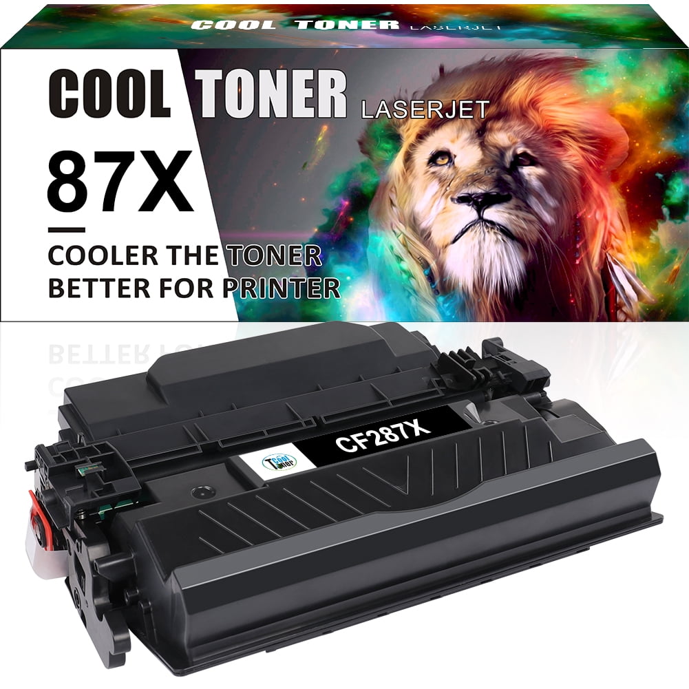 Cool Toner Compatible Jumbo Toner Printer Ink for HP CF287X 87X CF287A ...