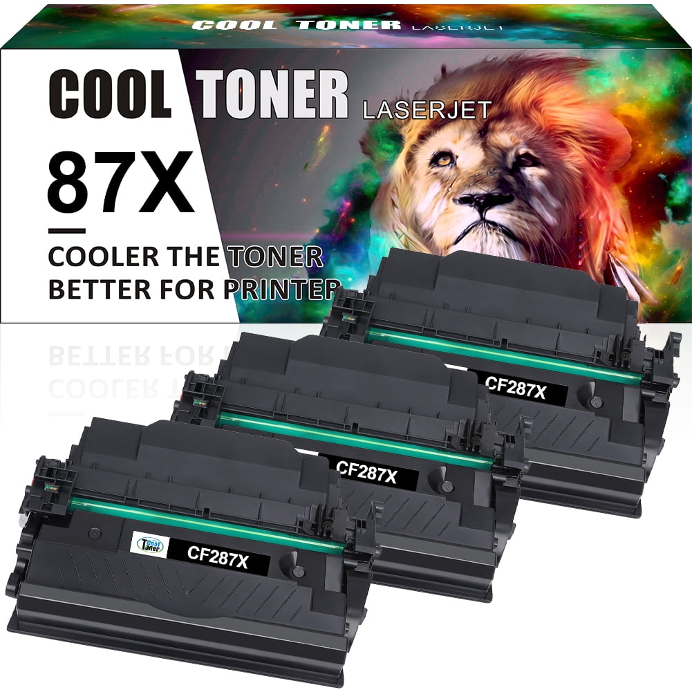 Cool Toner Compatible Jumbo Toner for HP CF287X 87X CF287A 87A LaserJet ...