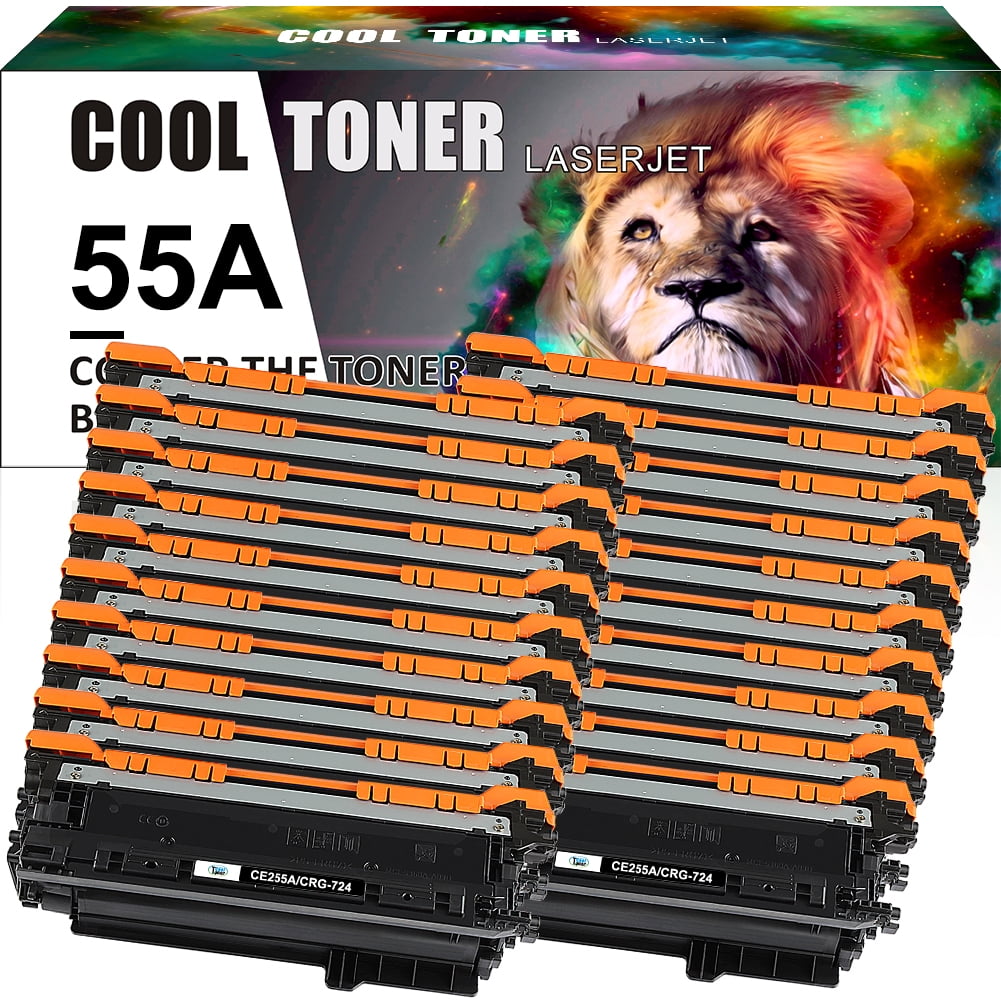 Cool Toner Compatible Toner Replacement for HP 55A CE255A 55X CE255X ...