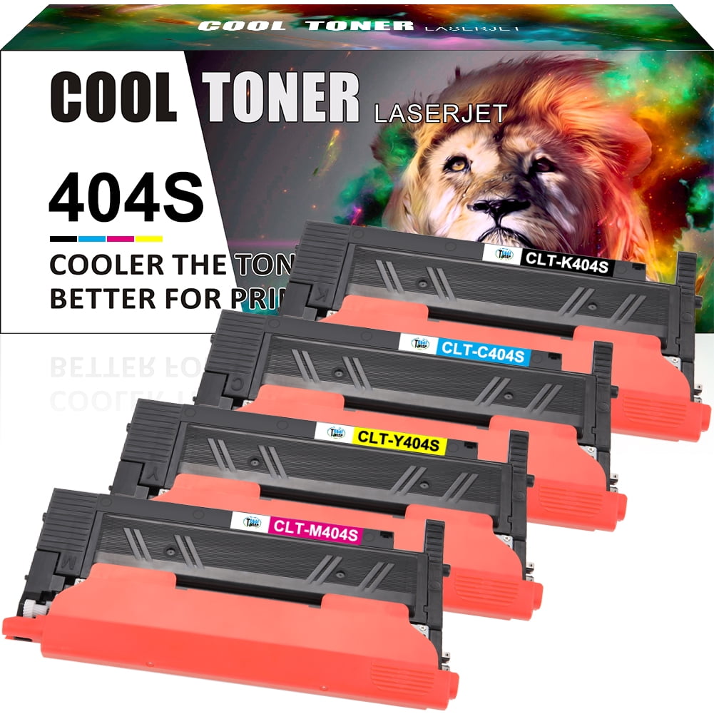 Cool Toner Compatible Toner Replacement for Samsung CLT-K404S CLT-C404S CLT-M404S CLT-Y404S CLT ...