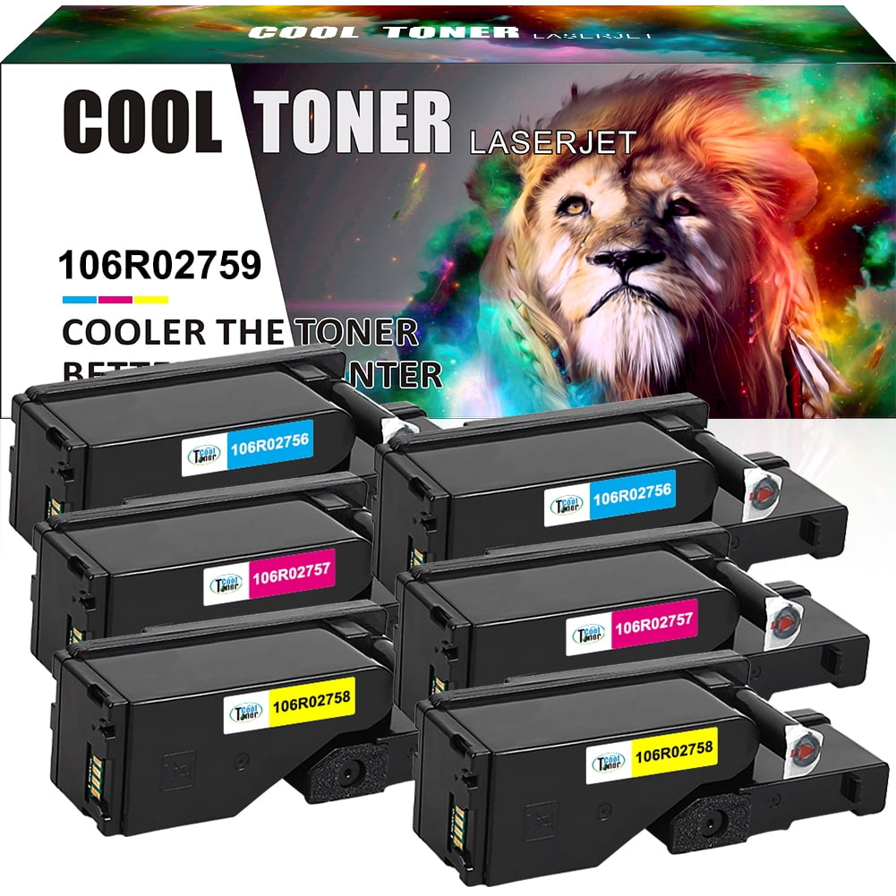 Cool Toner Compatible Toner Replacement for Xerox 106R02756 106R02757 ...