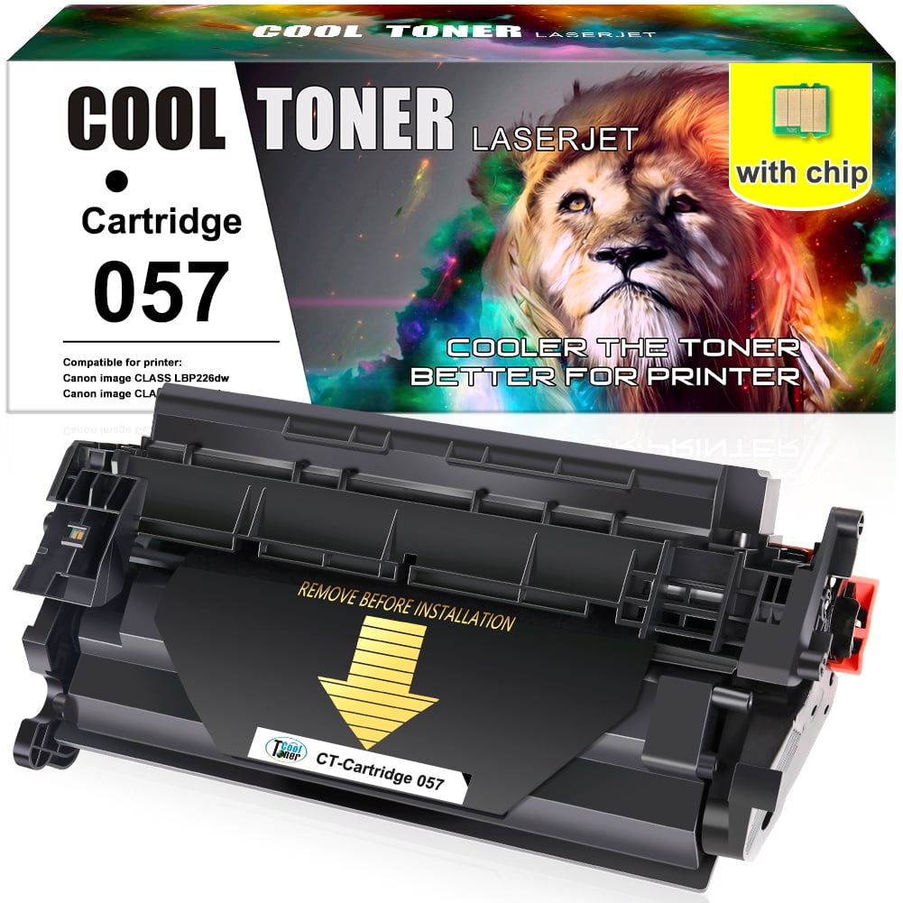 Cool Toner Compatible Toner Cartridge Printer Ink for Canon 057 057H ...
