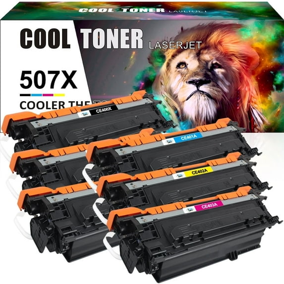 Cool Toner Compatible Toner for HP 507X CE400X for LaserJet Enterprise ...