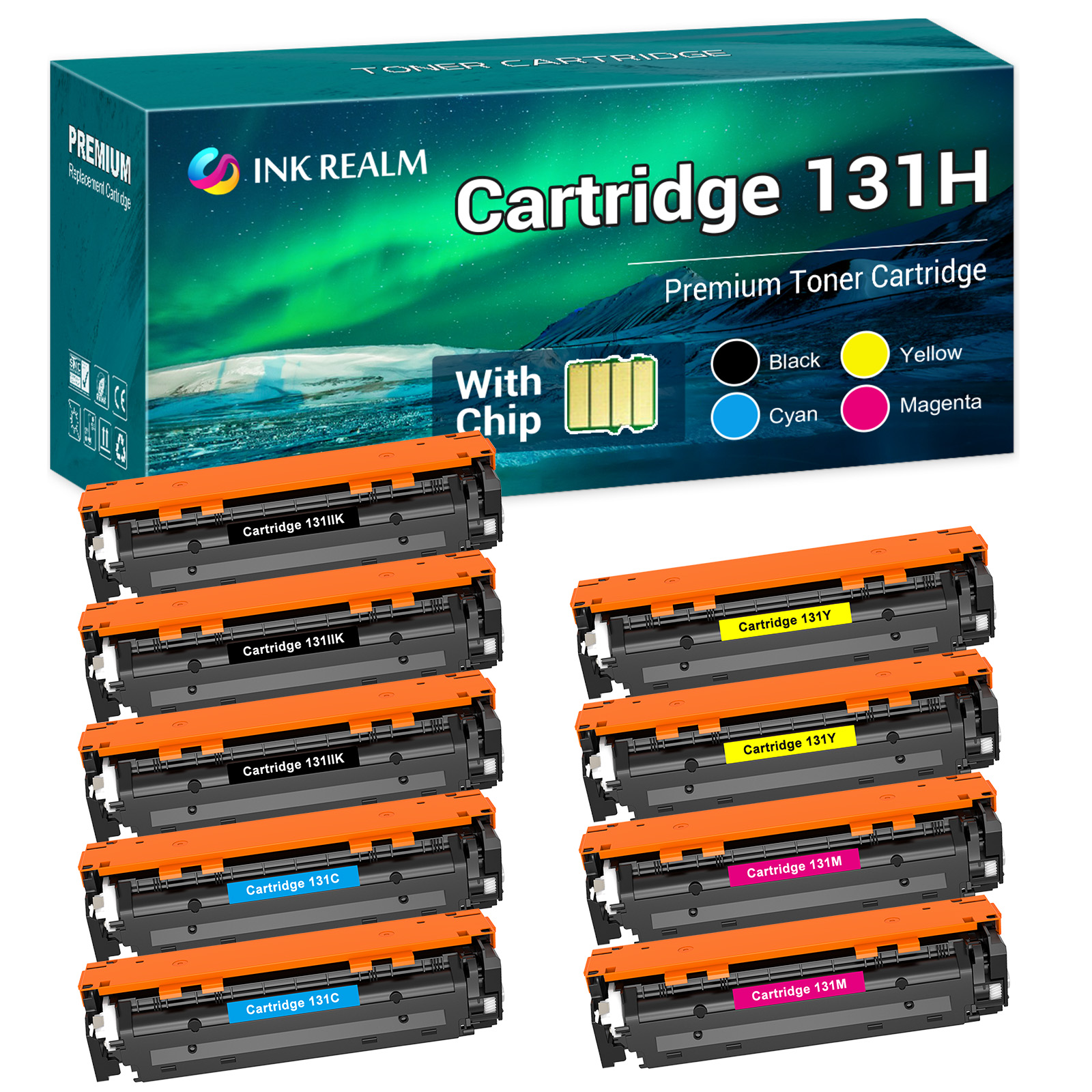 Cool Toner Compatible Toner Replacement for Canon 131IIK for Canon ...