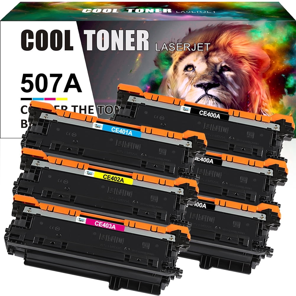 Cool Toner Compatible Toner Replacement for HP 507A CE400A CE401A ...