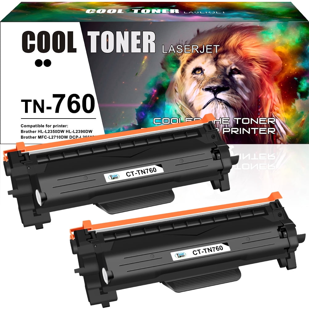Cool Toner TN760 Toner Cartridge Replacement Compatible for Brother TN ...