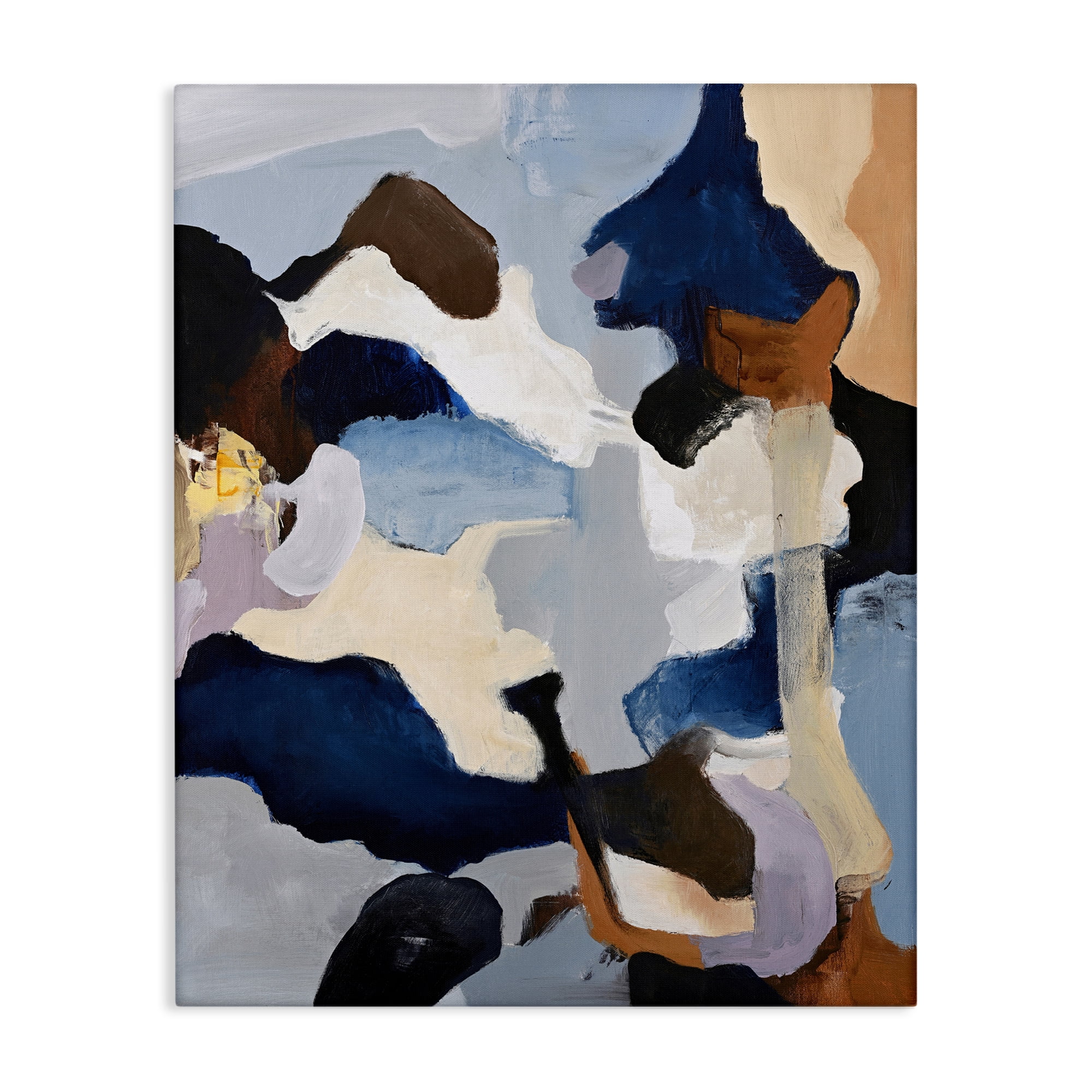 Cool Tones Composition Canvas Wall Art, design by Design Fabrikken ...