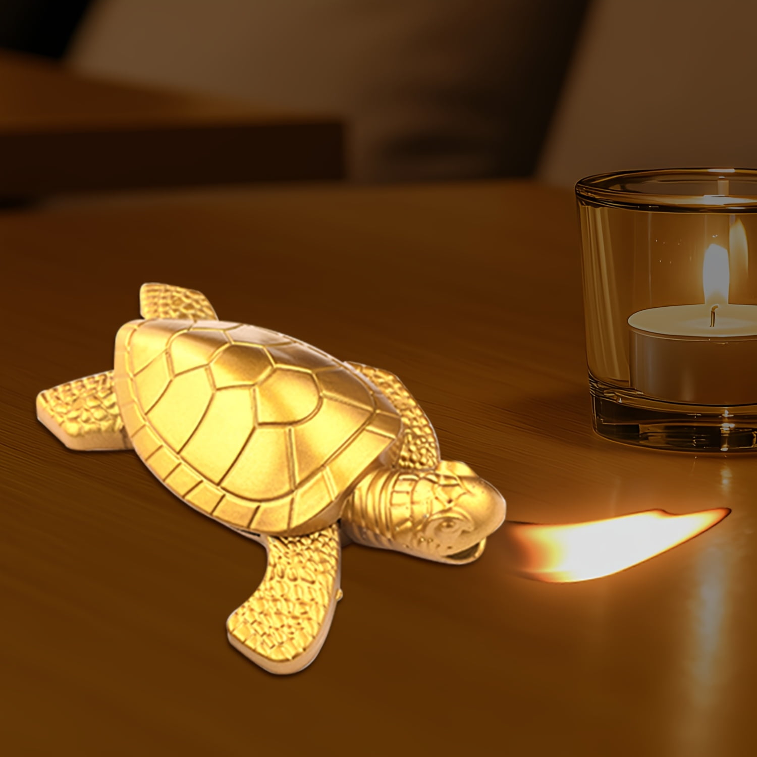 [Cool Torch Lighter] Super Cool Portable Golden Turtle Torch Lighter ...