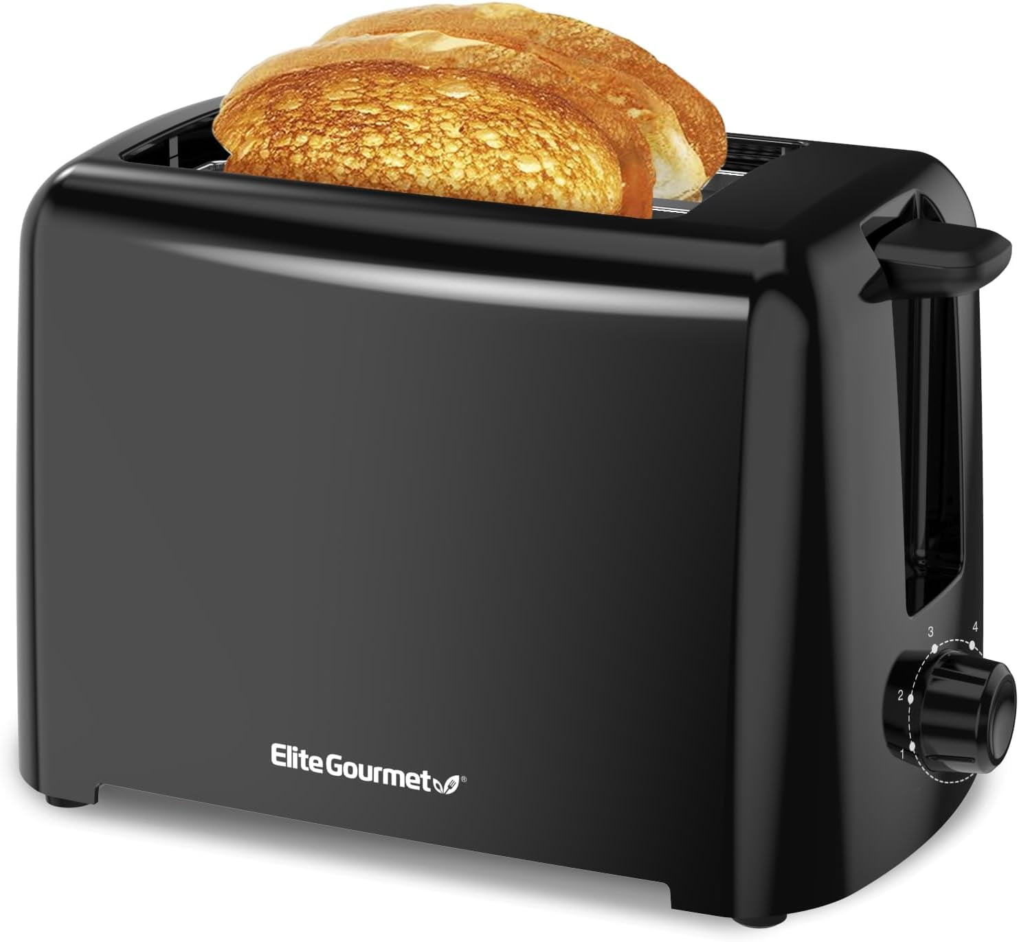 Elite Gourmet ECT1027B Cool Touch Toaster with 6 Temperature Settings ...