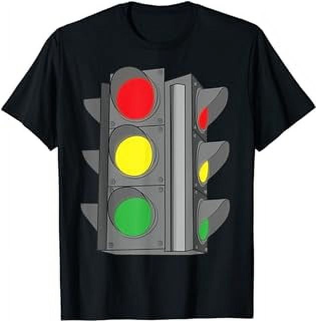 Cool Traffic Light | Funny Lazy DIY Halloween Costume Gift T-Shirt ...