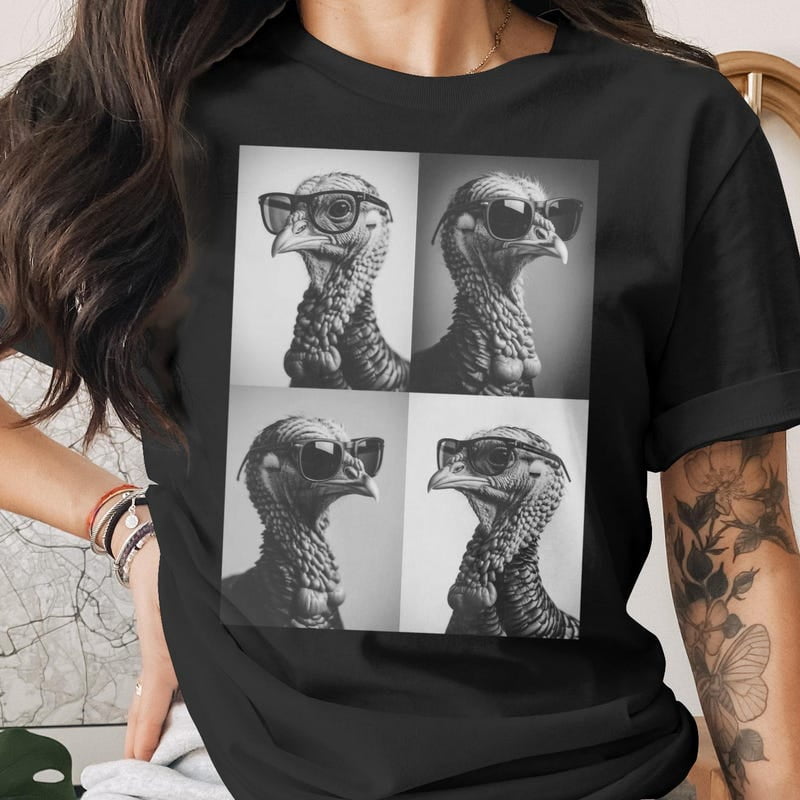 Cool Turkey Farm Animal Trendy Thanksgiving Outfit T Shirt, for men and ...