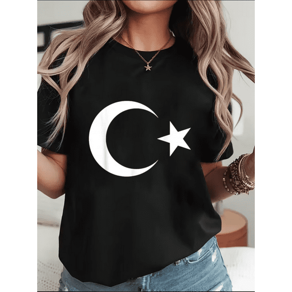 Cool Turkish National Flag Graphic Design Turkiye Themed Unisex T-Shirt ...