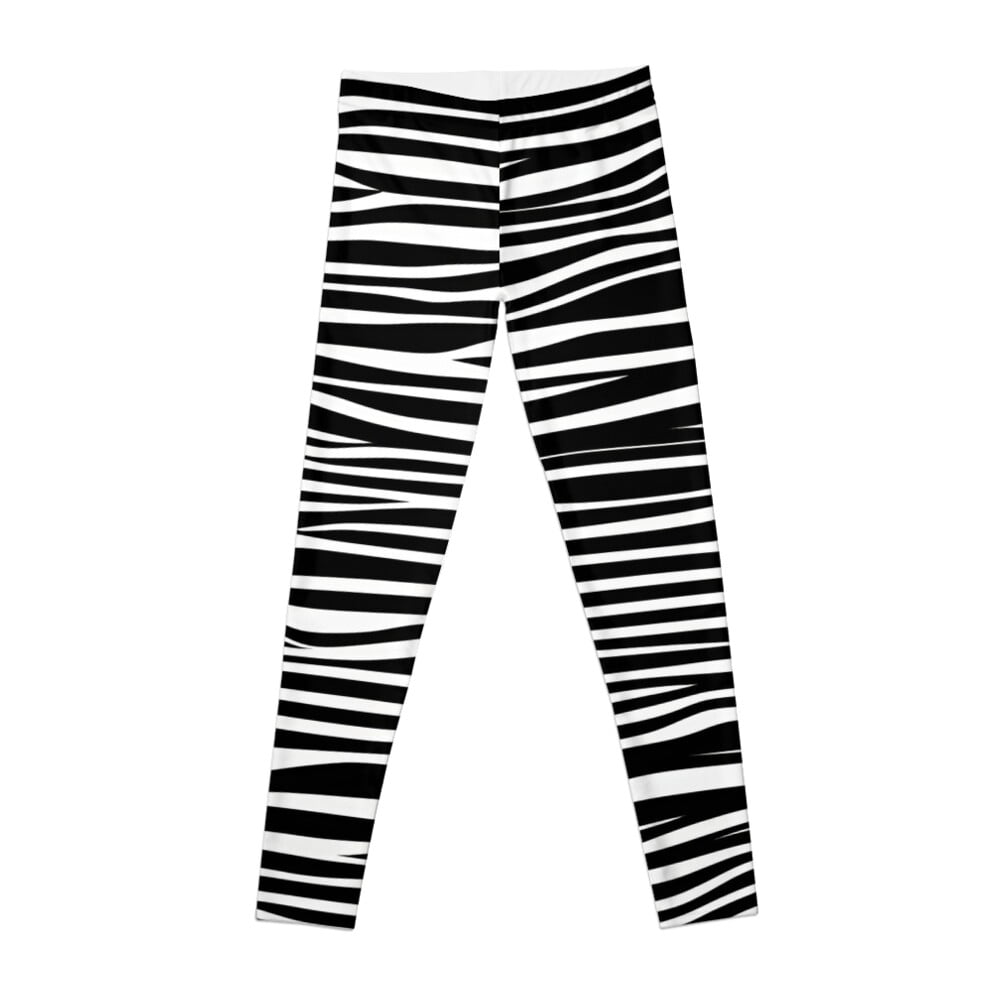 Cool Twot Horizontal Zebra Stripes Leggings gym's sportswear gym top ...